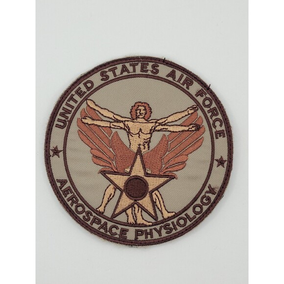 USAF | Art | Usaf Air Force Aerospace Physiology Medical 4 Od Brown Bdu Patch Ce | Poshmark
